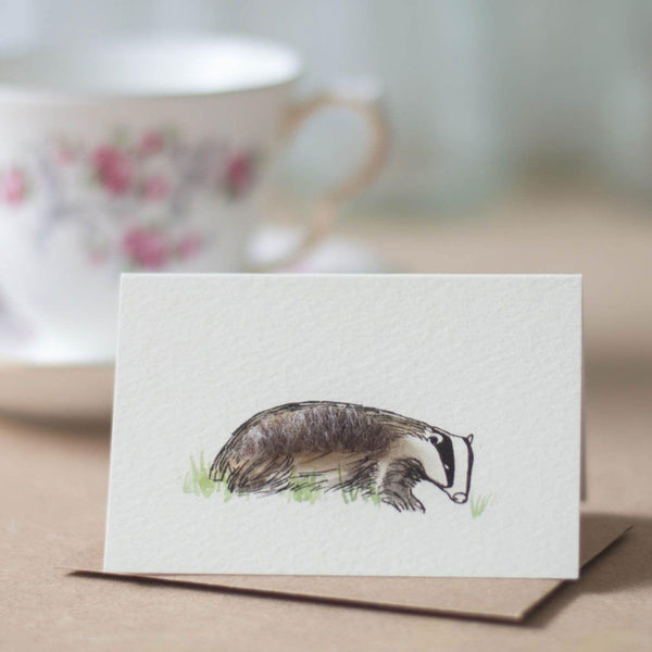 Mini Badger card – Papersheep