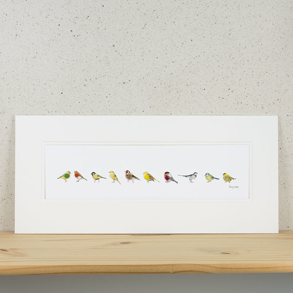 Garden Birds Print - Long – Papersheep